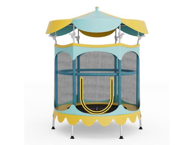 Click here for SlickBlue Kids Trampoline with Detachable Canopy a... prices