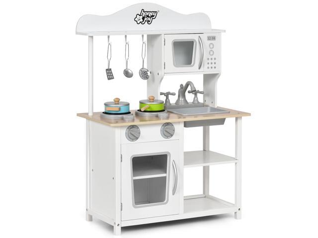 Click here for SlickBlue Wooden Pretend Play Kitchen Set for Kids... prices