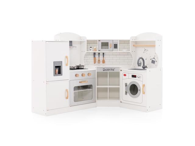 Click here for SlickBlue Corner Kids Play Kitchen with Washing Ma... prices