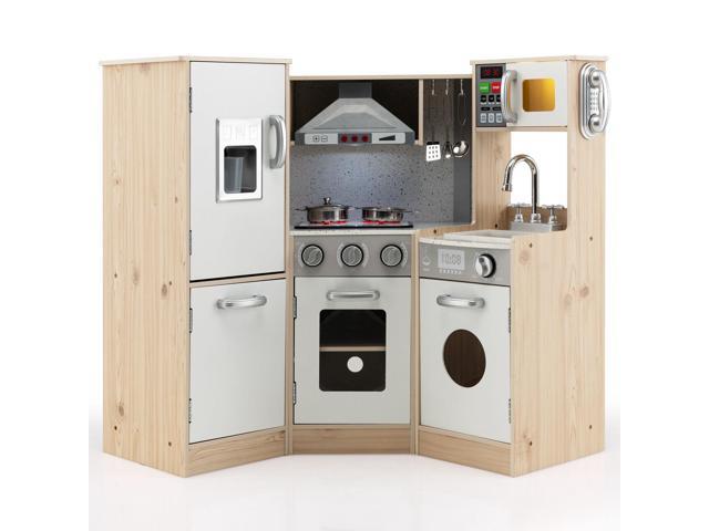 Click here for SlickBlue Kids Corner Wooden Kitchen Playset with... prices