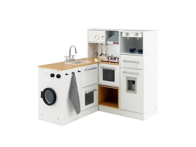 Click here for SlickBlue 2-Pieces Wooden Kids Kitchen Playset wit... prices