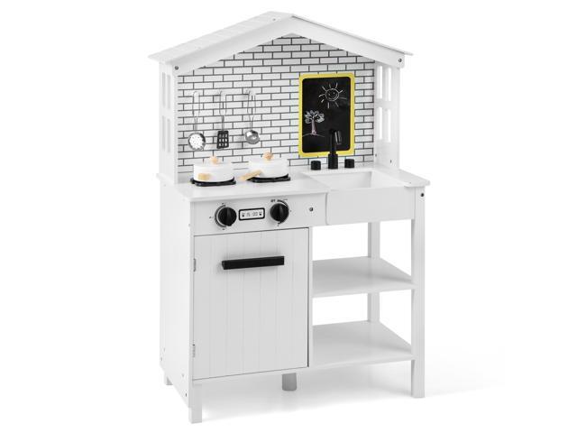 Click here for SlickBlue Kids Wooden Kitchen Play Set with Storag... prices