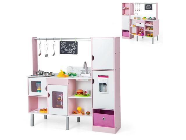 Click here for SlickBlue 2-in-1 Double-sided Kids Kitchen and Mar... prices