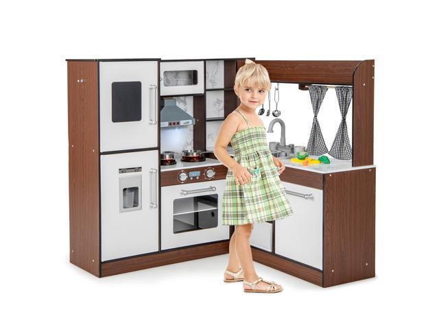 Click here for SlickBlue Wooden Corner Play Kitchen with Water Ci... prices