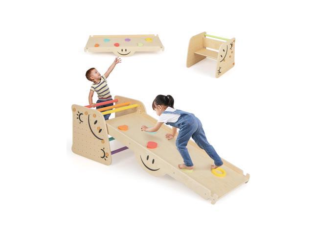 Click here for SlickBlue Wooden Climbing Toy Triangle Climber Set... prices