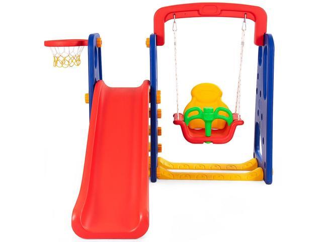 Click here for SlickBlue 3-in-1 Junior Children Climber Slide Pla... prices
