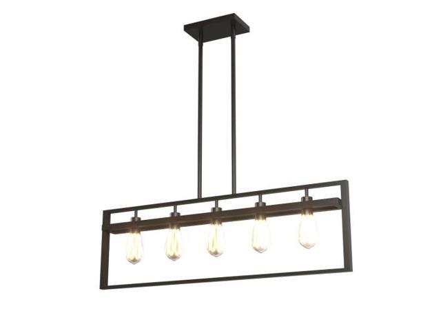 Click here for SlickBlue 5-Lights Pendant Lamp with Iron Square L... prices
