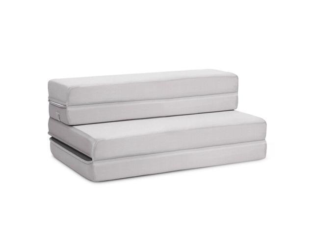 Click here for SlickBlue 4 Inch Folding Sofa Bed Foam Mattress wi... prices