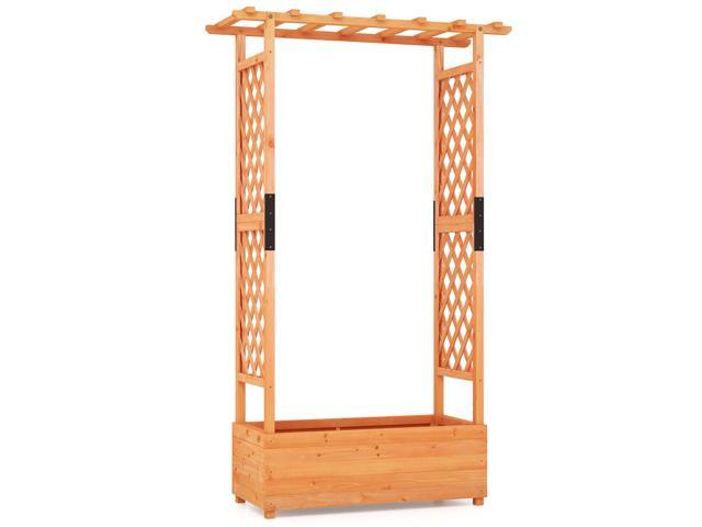 Click here for SlickBlue Raised Garden Bed with Arch Trellis prices