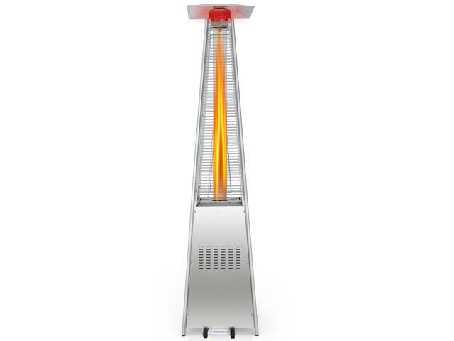 Click here for SlickBlue 42000 BTU Pyramid Patio Heater with Whee... prices