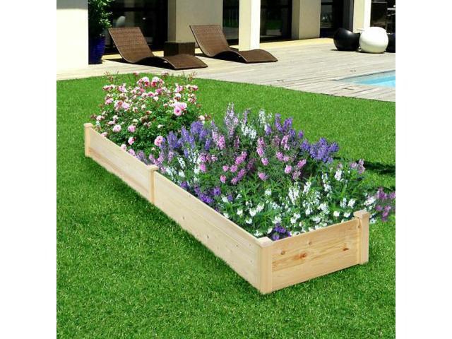 Click here for SlickBlue Raised Flowers Vegetables Garden Wooden... prices