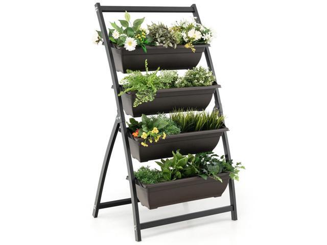 Click here for SlickBlue 4-Tier Vertical Raised Garden Bed with 4... prices