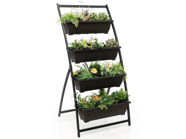 Click here for SlickBlue 4-Tier Vertical Raised Garden Bed with 4... prices