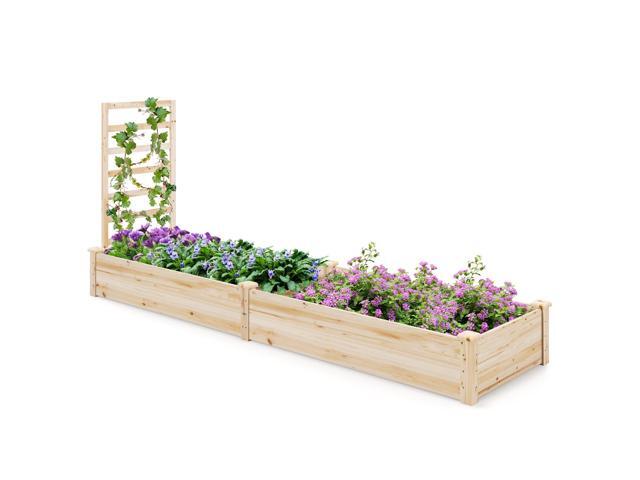 Click here for SlickBlue Raised Garden Bed with Planter Box and T... prices