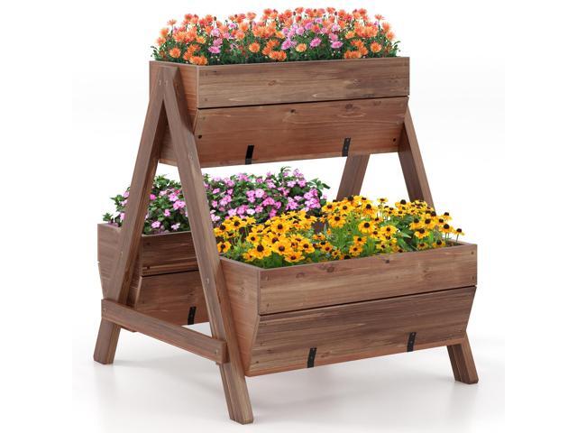Click here for SlickBlue Vertical Raised Garden bed with 3 Wooden... prices