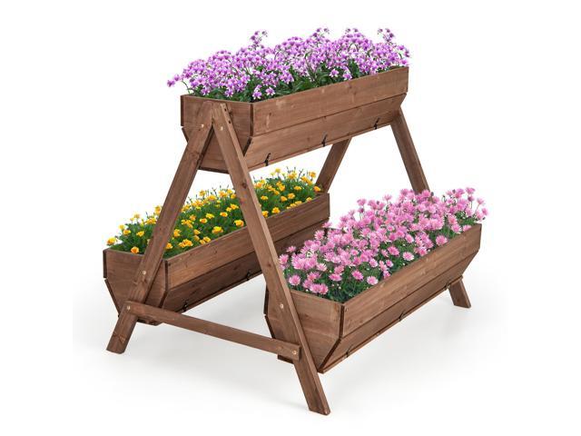 Click here for SlickBlue Vertical Raised Garden bed with 3 Wooden... prices