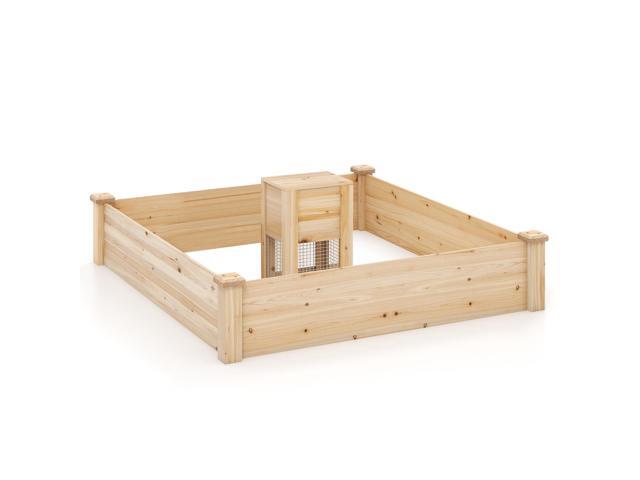 Click here for SlickBlue 49 x 49 x 10 Raised Garden Bed with Comp... prices