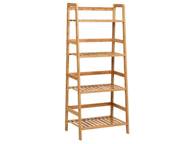 Click here for SlickBlue 4-Tier Bamboo Plant Rack with Guardrails... prices