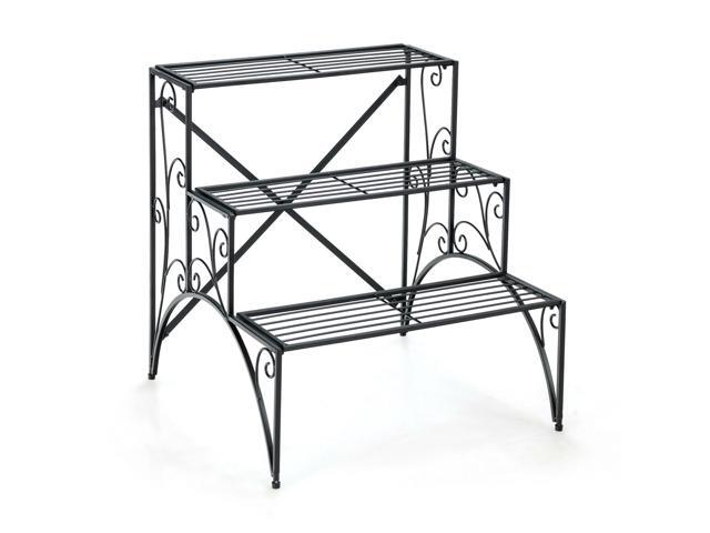 Click here for SlickBlue 3-Tier Metal Plant Stand with Widened Gr... prices