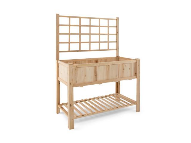 Click here for SlickBlue Raised Garden Bed Elevated Wooden Plante... prices