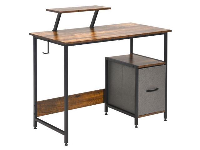 Click here for SlickBlue Computer Desk with Reversible Storage Dr... prices