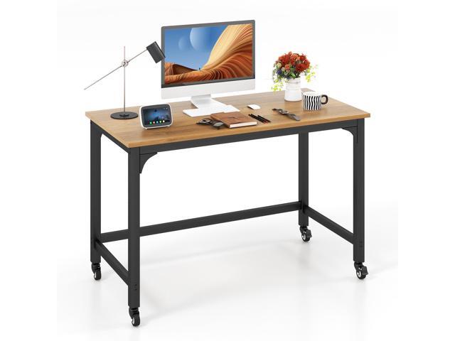 Click here for SlickBlue 48 Rolling Computer Desk with Heavy-duty... prices