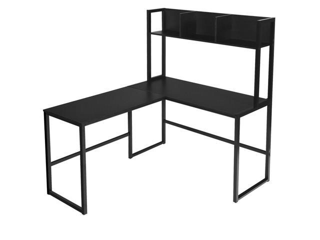 Click here for SlickBlue Reversible L-Shaped Corner Desk with Sto... prices