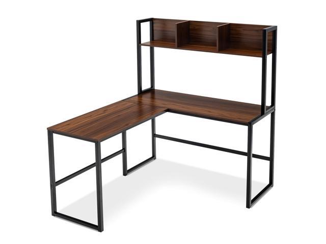 Click here for SlickBlue Reversible L-Shaped Corner Desk with Sto... prices