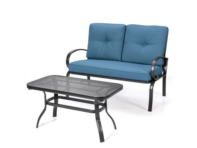 Click here for SlickBlue 2 Pieces Patio Outdoor Cushioned Coffee... prices