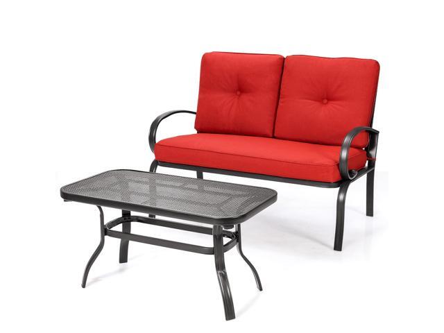 Click here for SlickBlue 2 Pieces Patio Outdoor Cushioned Coffee... prices