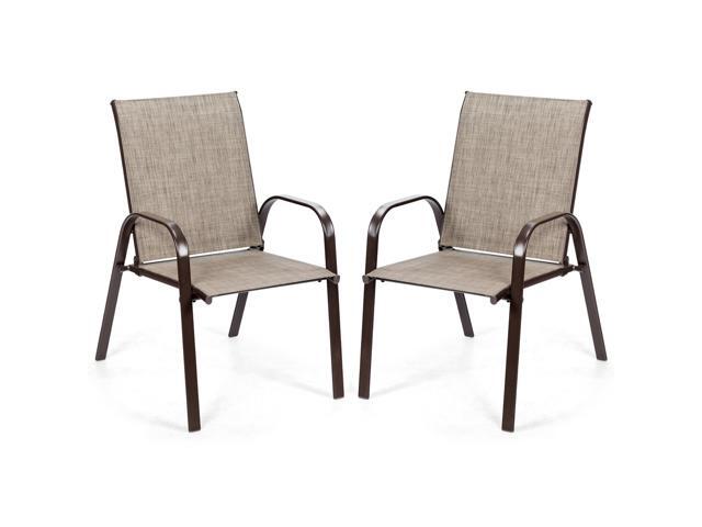 Click here for SlickBlue 2 Pcs Patio Chairs Outdoor Dining Chair... prices