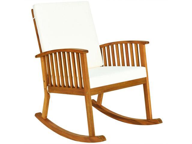 Click here for SlickBlue Outdoor Acacia Wood Rocking Chair with D... prices