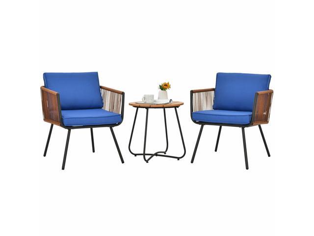 Click here for SlickBlue 3 Pieces Patio Bistro Furniture Set with... prices