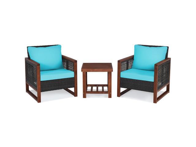 Click here for SlickBlue 3 Pieces Acacia Wood Patio Furniture Set... prices