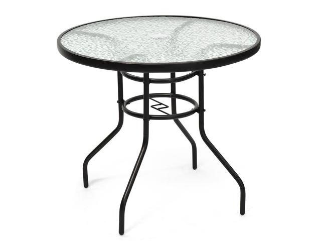 Click here for SlickBlue 32 Inch Patio Tempered Glass Steel Frame... prices