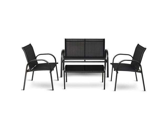 Click here for SlickBlue 4 Pieces Patio Furniture Set with Glass... prices