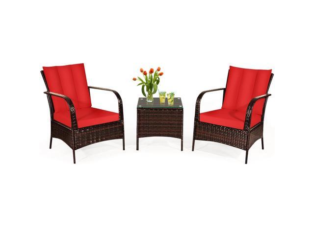 Click here for SlickBlue 3 Pcs Patio Conversation Rattan Furnitur... prices