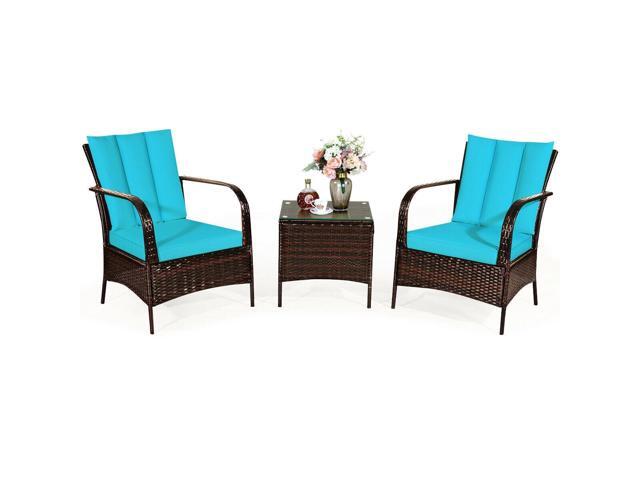 Click here for SlickBlue 3 Pcs Patio Conversation Rattan Furnitur... prices