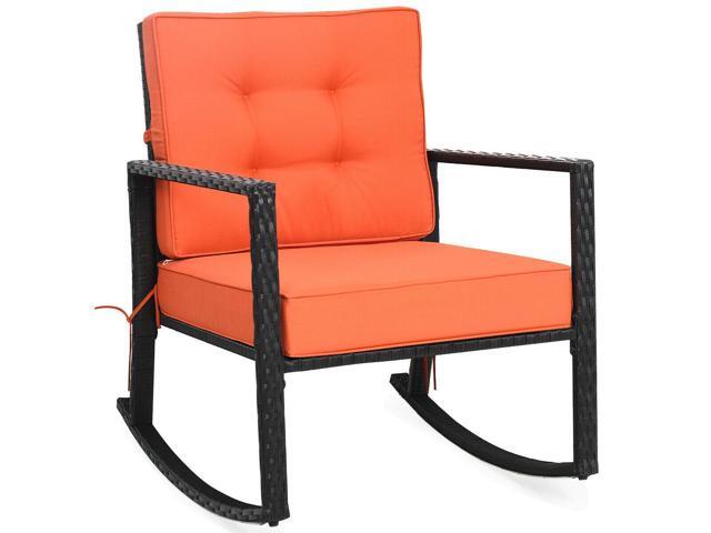Click here for SlickBlue Patio Rattan Rocker Outdoor Glider Rocki... prices