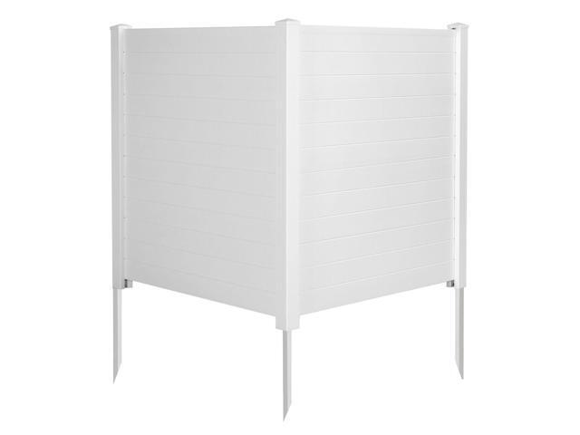 Click here for SlickBlue 2-Pack Outdoor Picket Fence with 3 Cuspi... prices