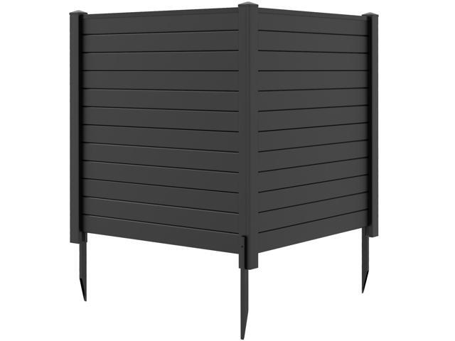 Click here for SlickBlue 2-Pack Outdoor Picket Fence with 3 Cuspi... prices