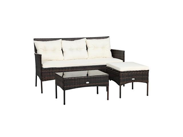 Click here for SlickBlue 3 Pieces Patio Furniture Sectional Set w... prices
