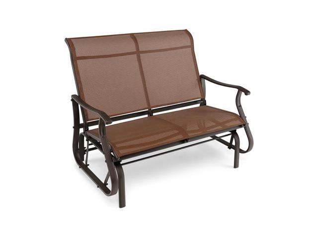 Click here for SlickBlue 2-Person Patio Glider Bench with High Ba... prices
