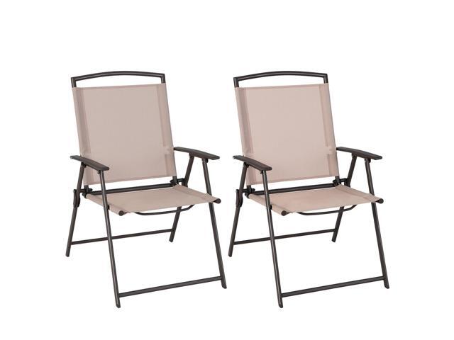Click here for SlickBlue Set of 2 Patio Dining Chairs with Armres... prices