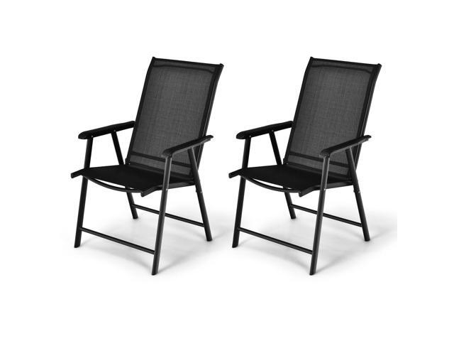 Click here for SlickBlue Set of 2 Outdoor Patio Folding Chair wit... prices