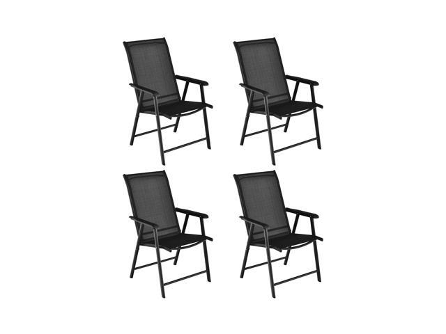 Click here for SlickBlue 4-Pack Patio Folding Chairs Portable for... prices