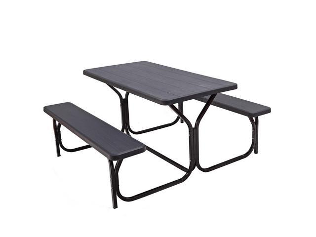Click here for SlickBlue HDPE Outdoor Picnic Table Bench Set with... prices