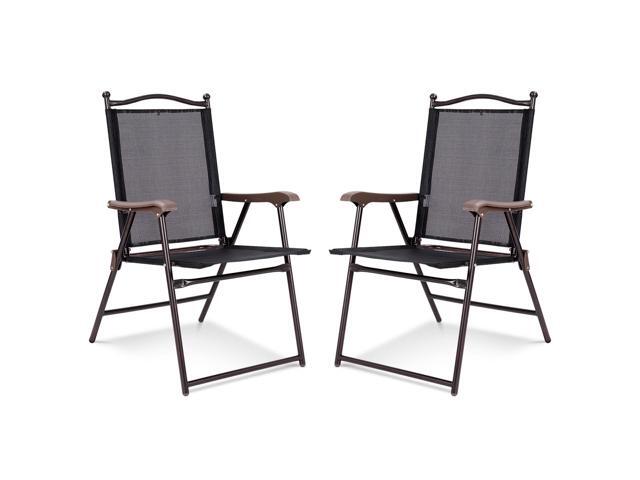 Click here for SlickBlue Set of 2 Patio Folding Sling Back Campin... prices