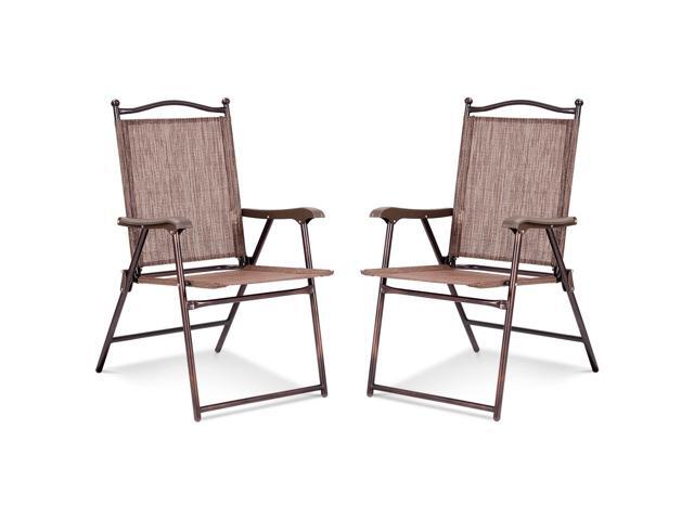 Click here for SlickBlue Set of 2 Patio Folding Sling Back Campin... prices