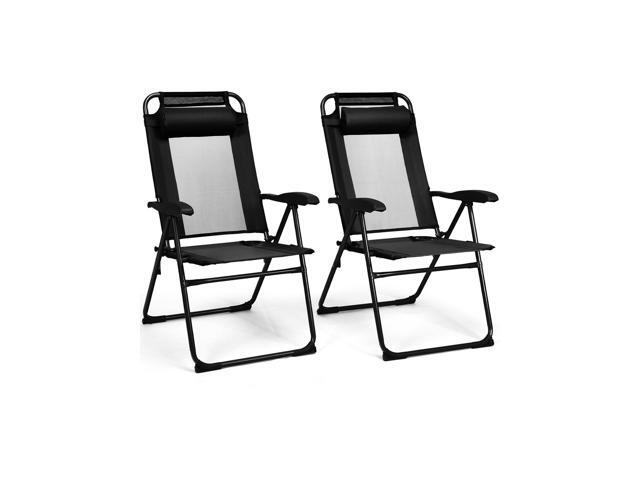 Click here for SlickBlue 2 Pieces Patio Adjustable Folding Reclin... prices